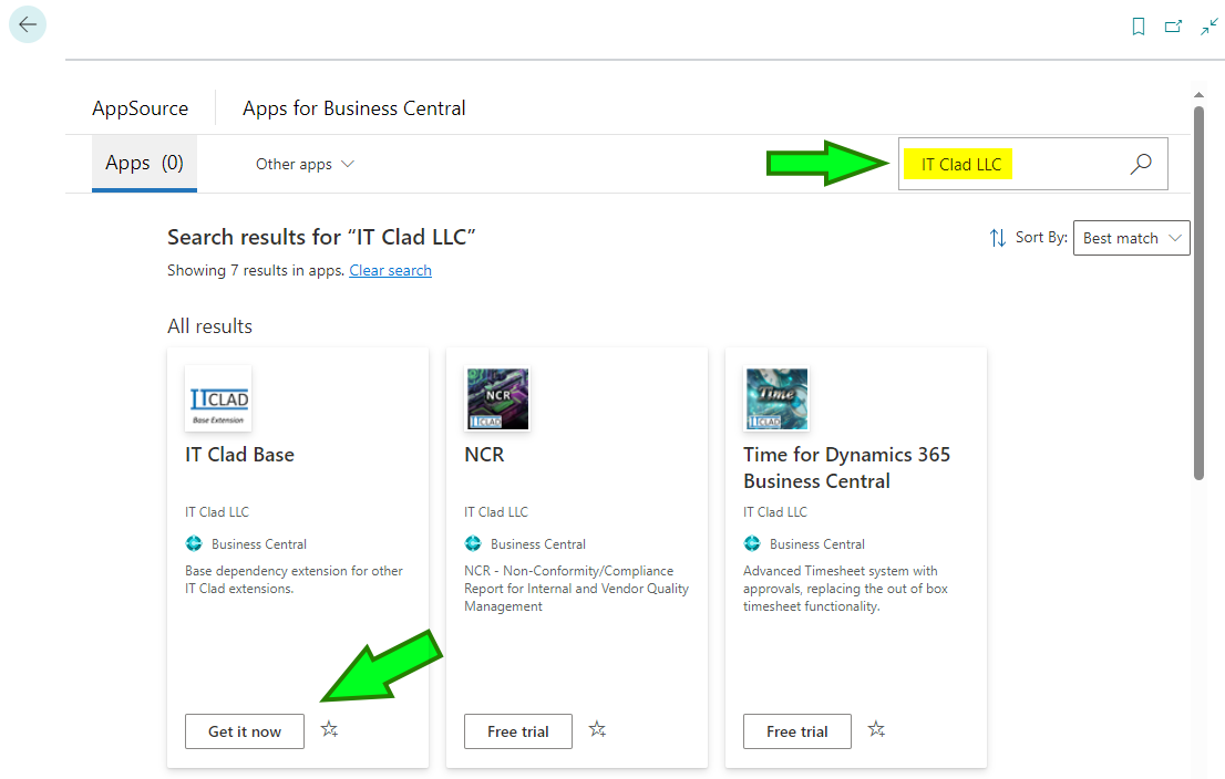 Installing from Microsoft AppSource – IT Clad